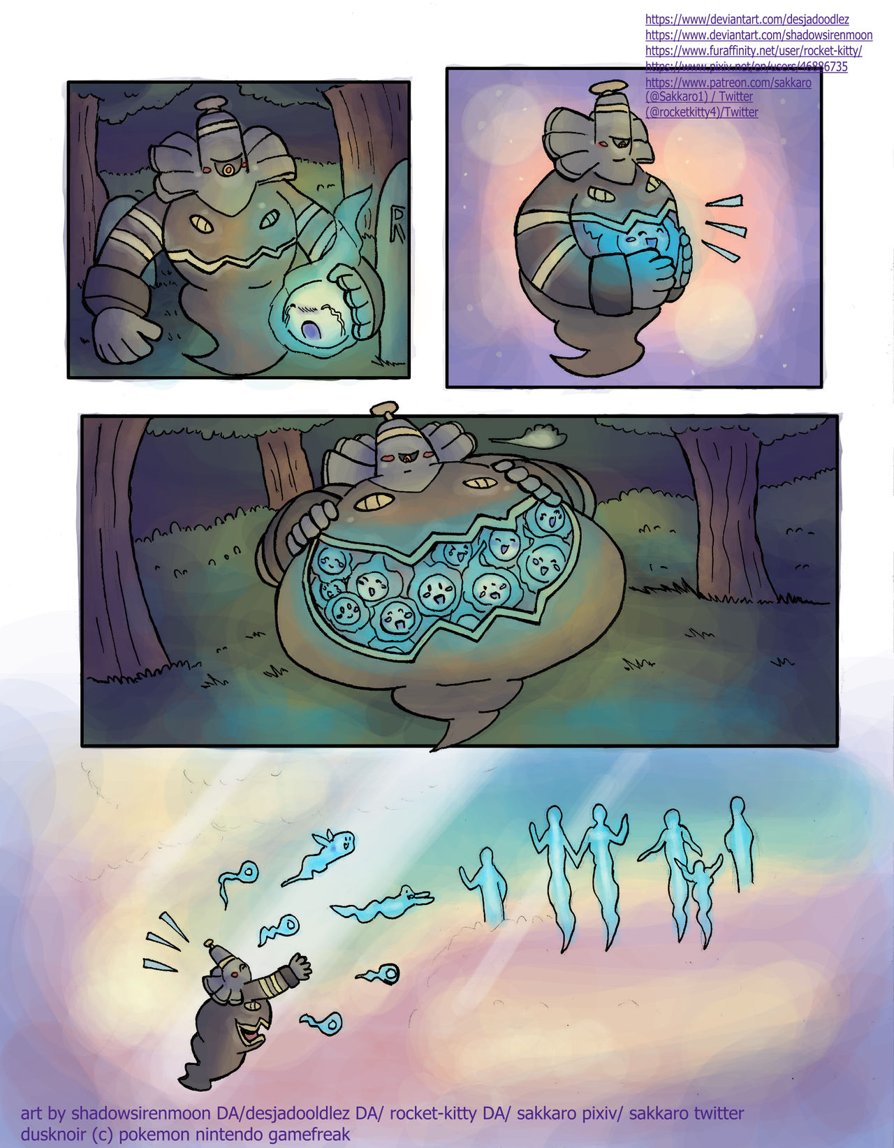 Commission Dusknoir Guidance By Shadowsirenmoon On Deviantart