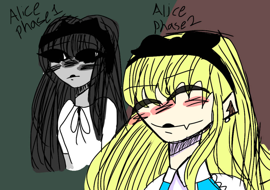 Alice Mad And Hopeless Fnf Mod Fanart By Lydiachhi On Deviantart