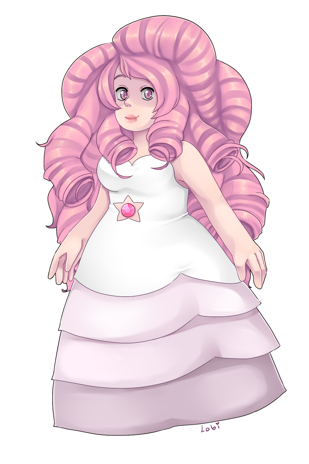 Steven Universe Rose Cuarzo By Lobamagica On Deviantart