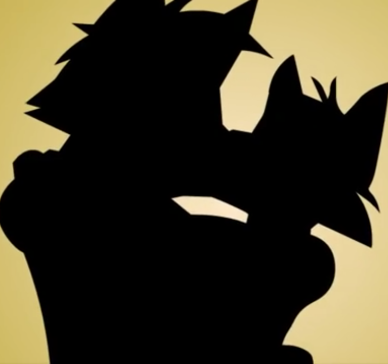 Foxy And Mangle S Shadows Kiss By Black Midas On Deviantart