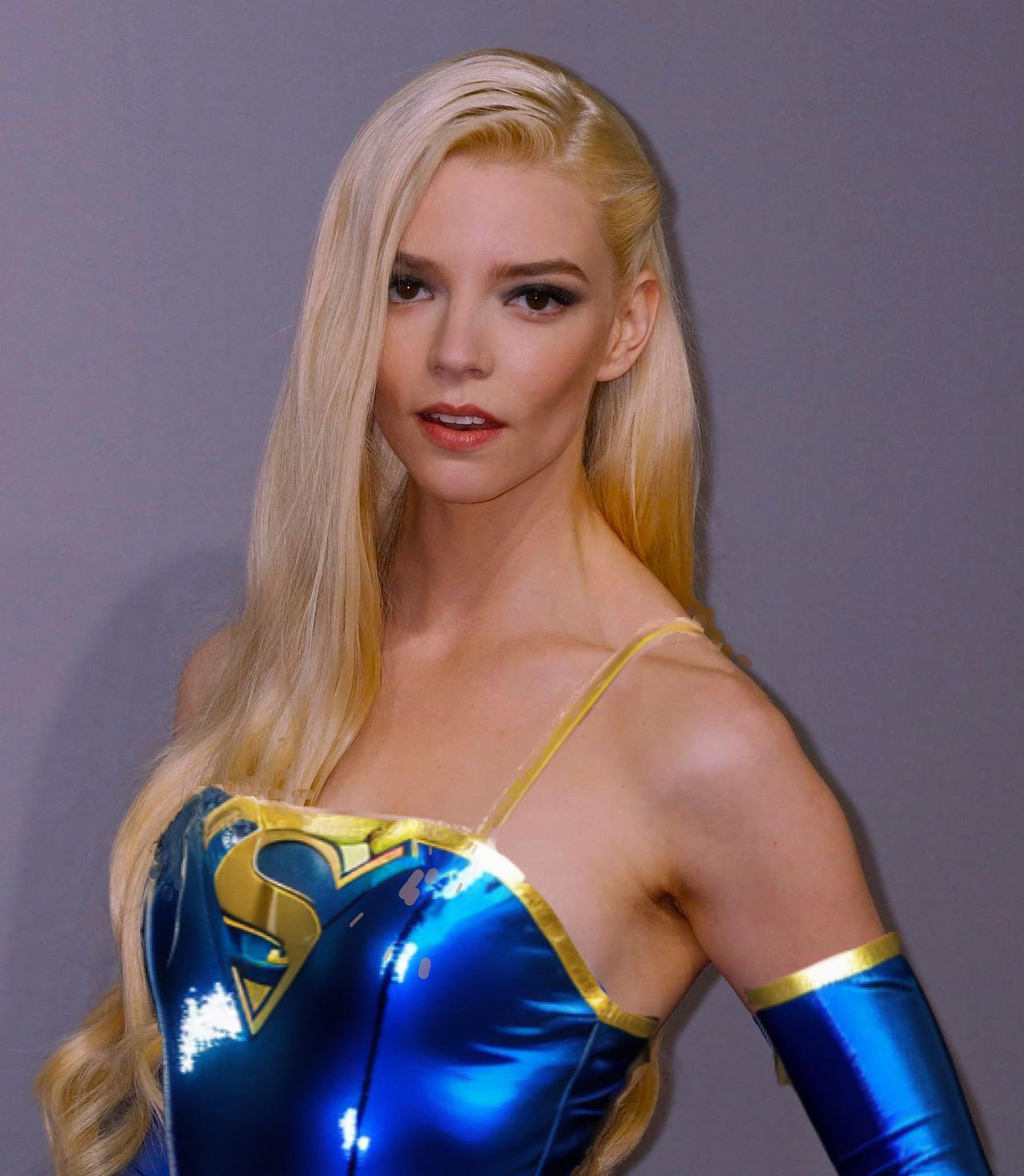 Anya Taylor Joy Blue Supergirl Ai Fake By Mph1967 On Deviantart