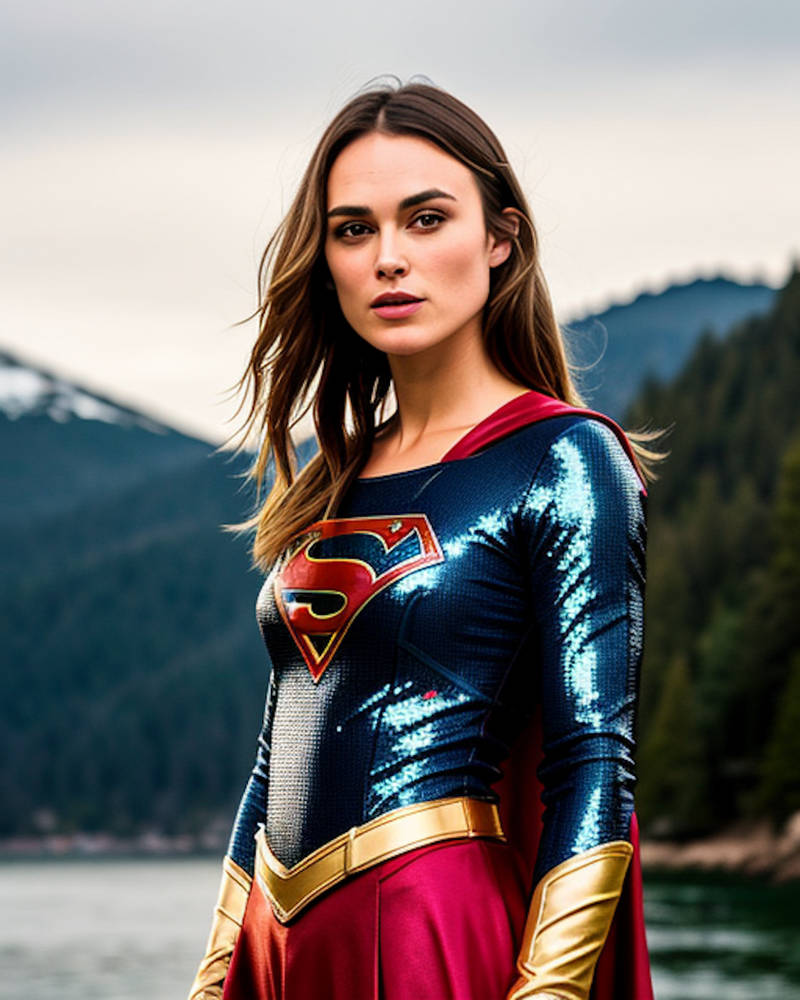 Keira Knightley Shiny Supergirl Ai Fake 1 By Mph1967 On Deviantart