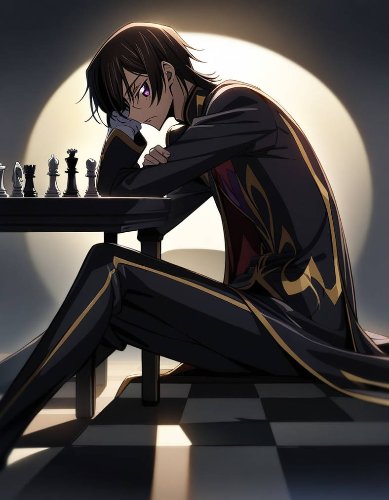 Lelouch Lamperouge Playing Chess by aiimagify on DeviantArt Lelouch Lamperouge Playing Chess by aiimagify on DeviantArt