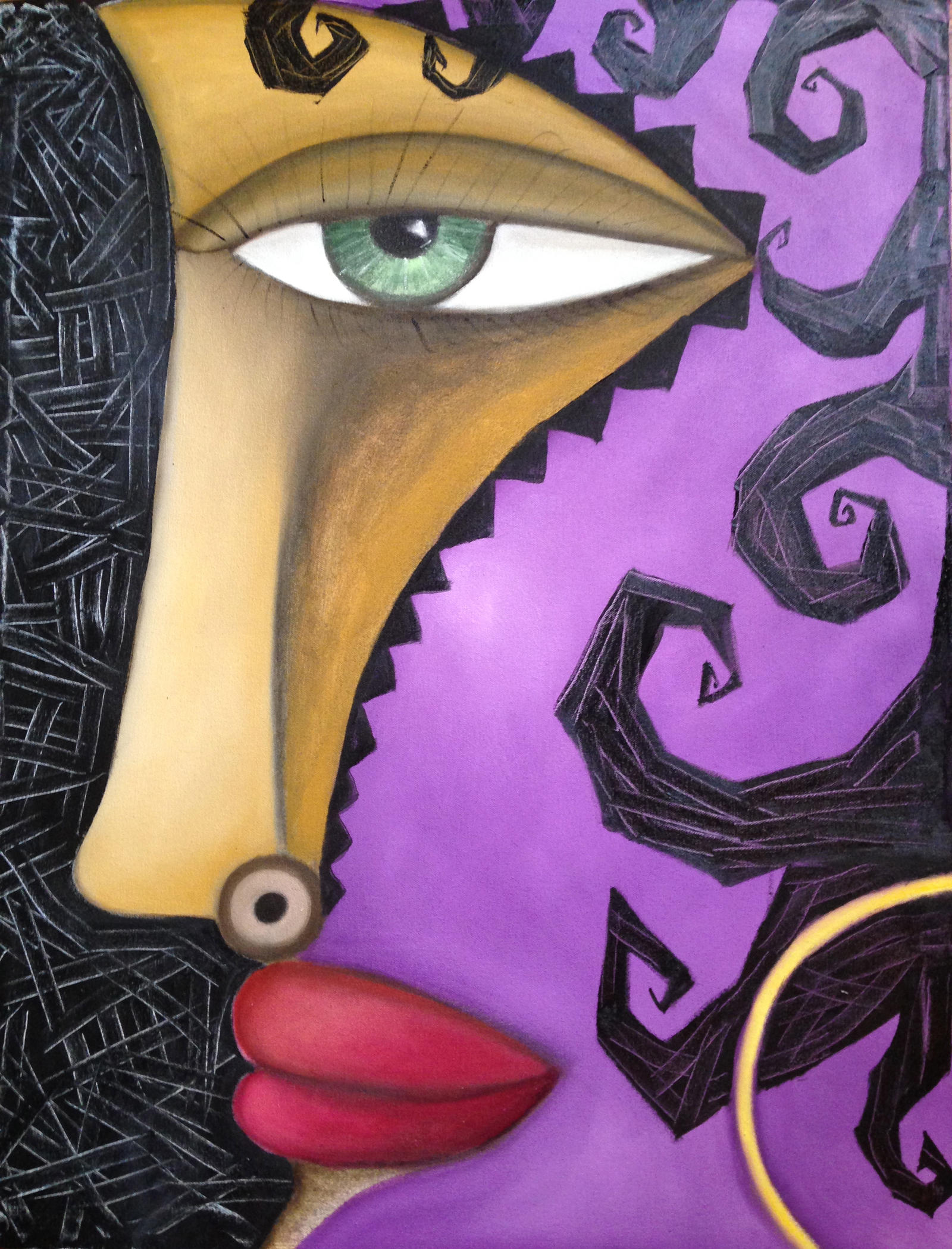 One Eyed Lady by LeslieWalker on DeviantArt One Eyed Lady by LeslieWalker on DeviantArt