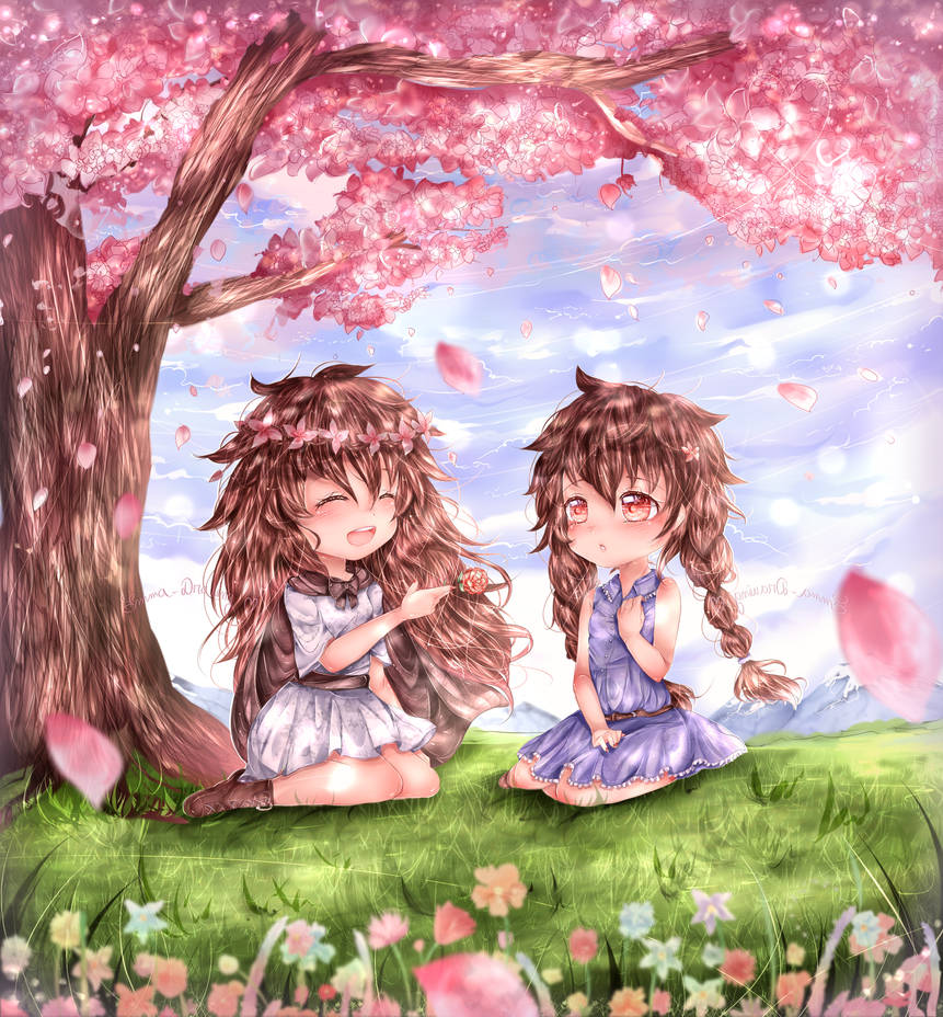 Commission Arika And Rain ~~ By Emma Drawing On Deviantart