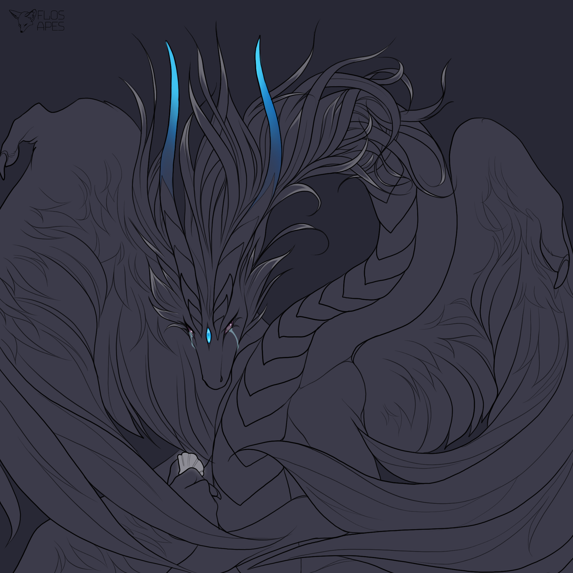 Hydro dragon, don't cry by Flosapes on DeviantArt Hydro dragon, don't cry by Flosapes on DeviantArt