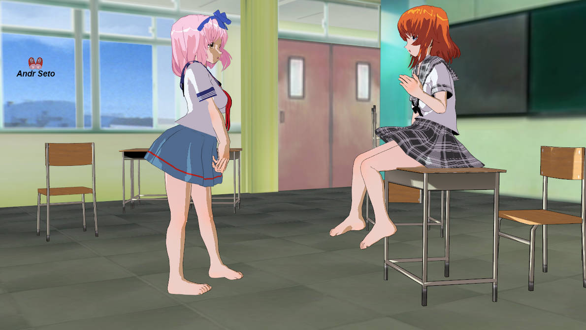 Barefoot School Girls By Andrseto On Deviantart