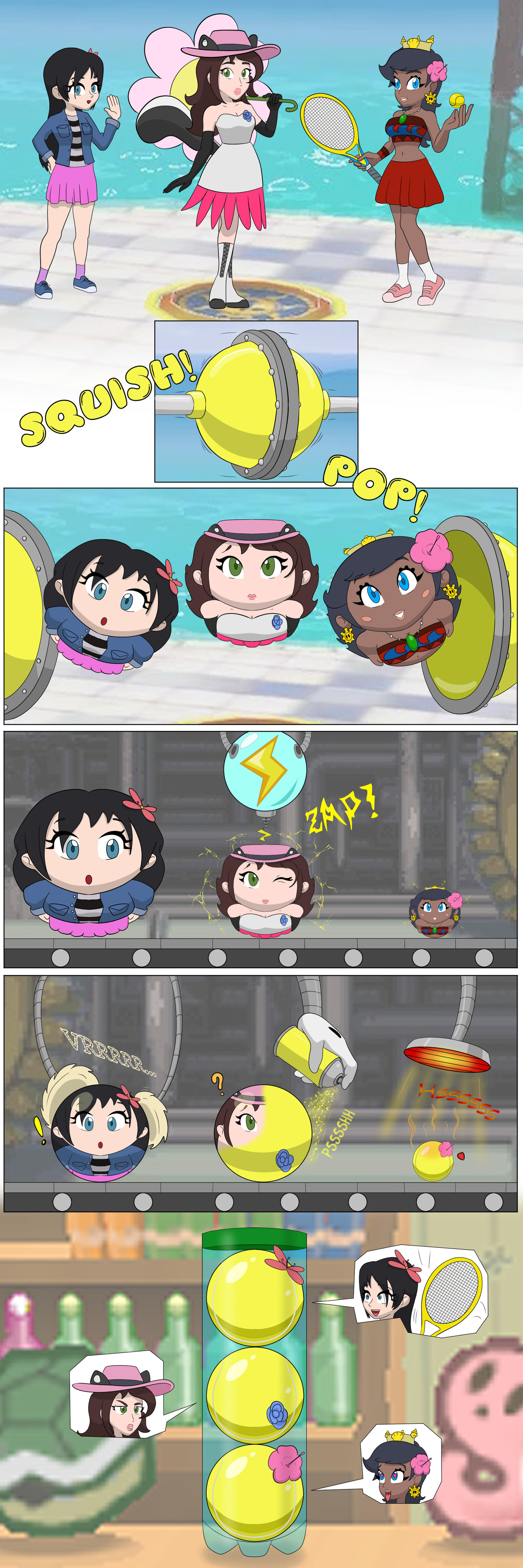 Nani And Friends Having A Ball Inanimate Tf By Orcbrother On Deviantart