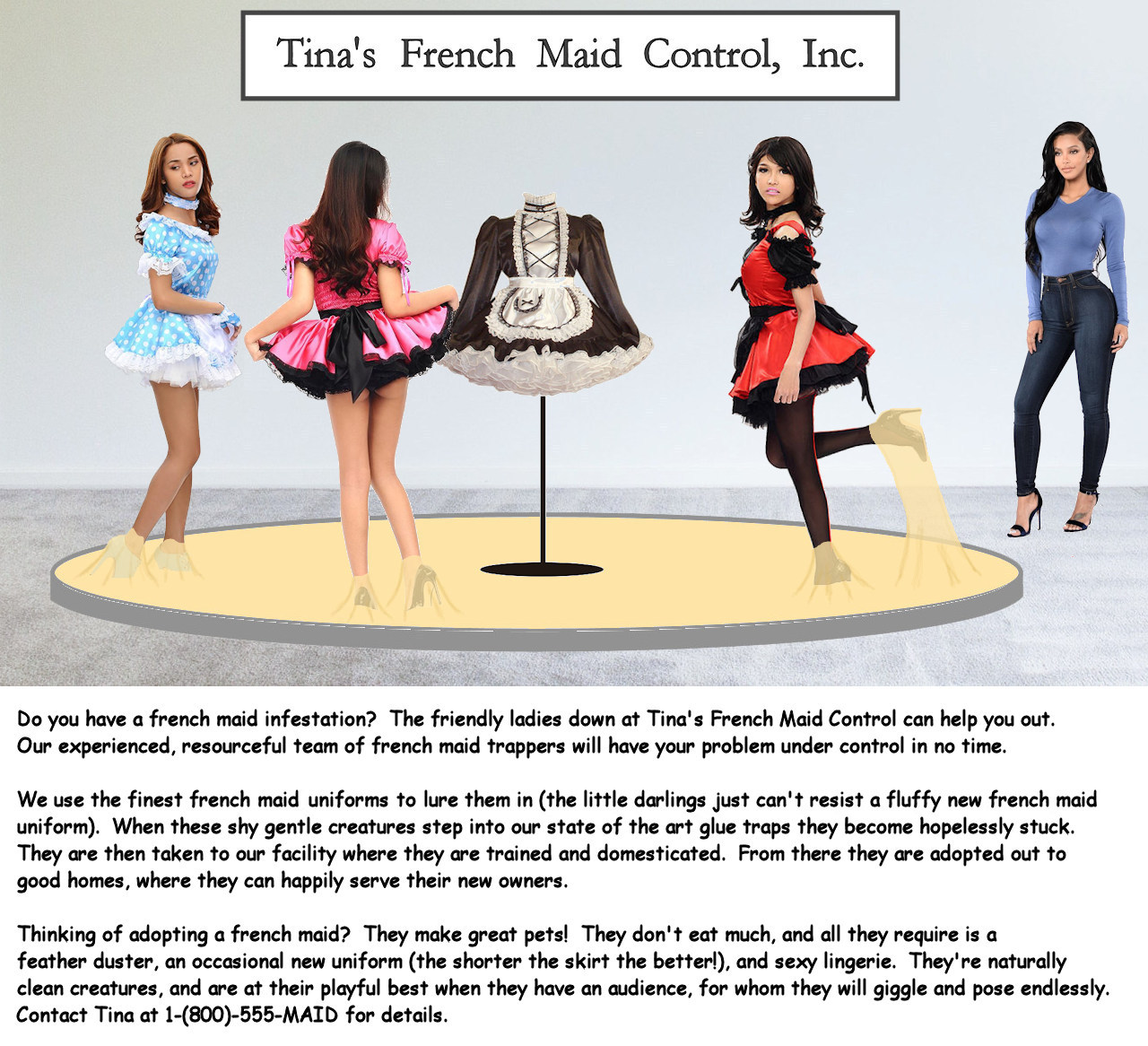 French Maid Glue Trap By Paulm131 On Deviantart
