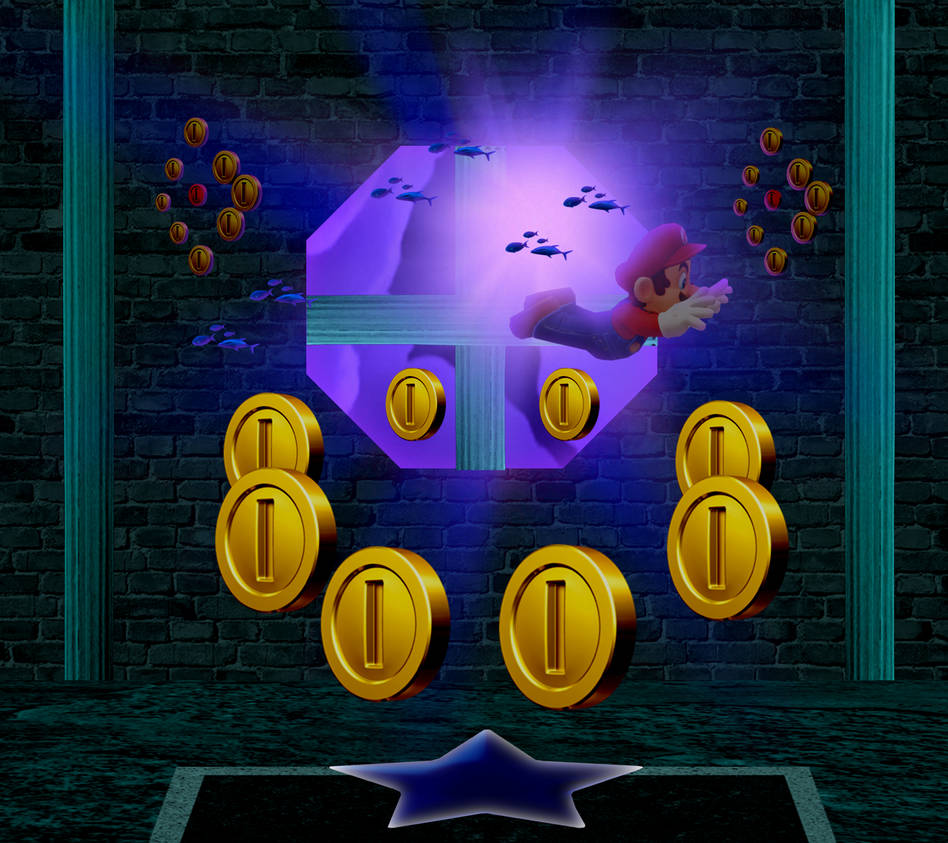 Super Mario 64 Revisit The Secret Aquarium By Thenightcapking On Deviantart