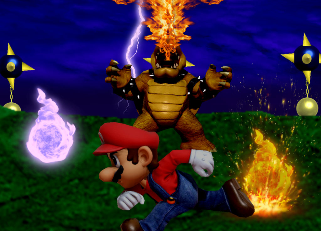 Super Mario 64 Revisit Bowser In The Sky By Thenightcapking On Deviantart