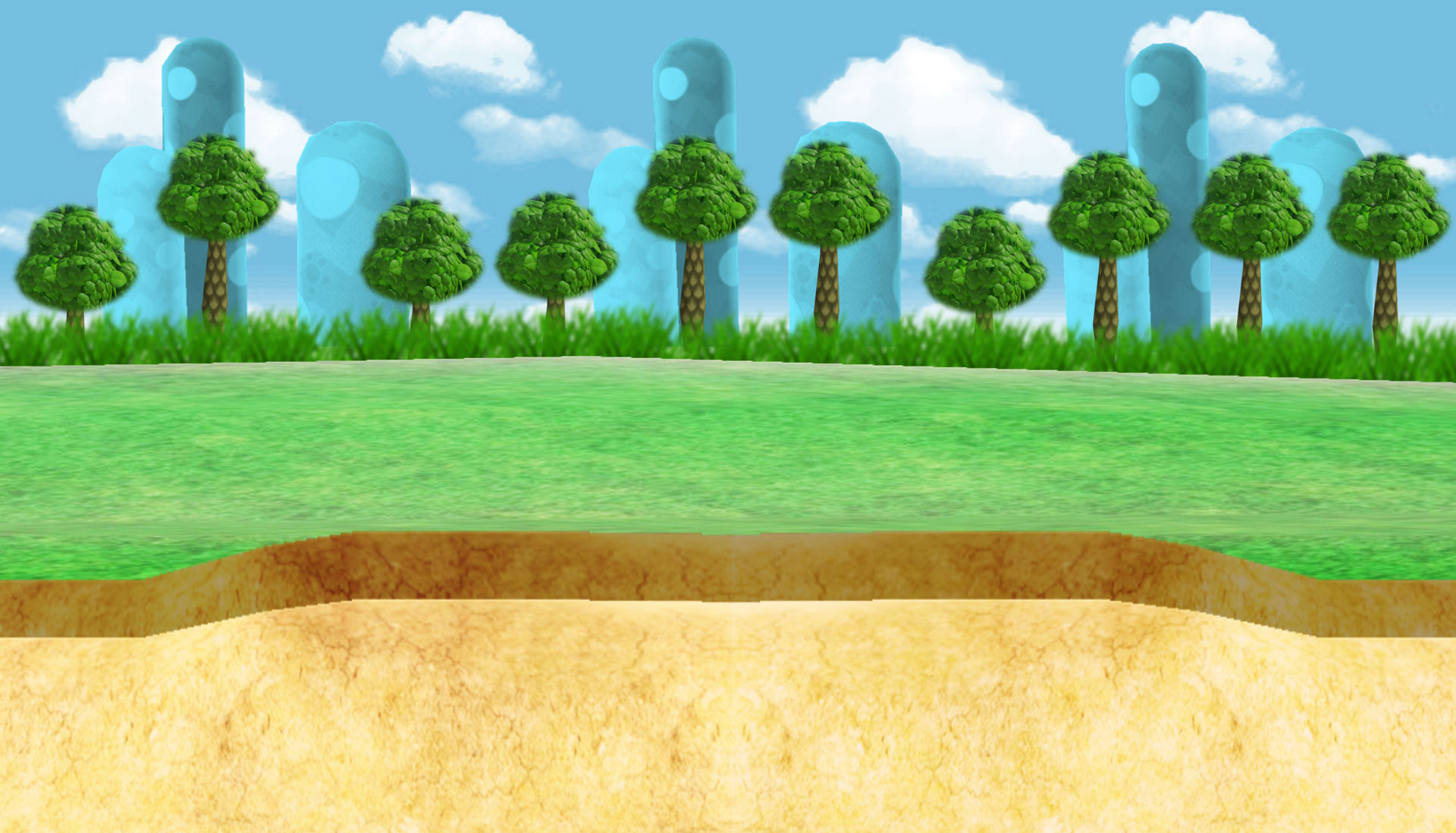 Mario Background Grass Land By Thenightcapking On Deviantart