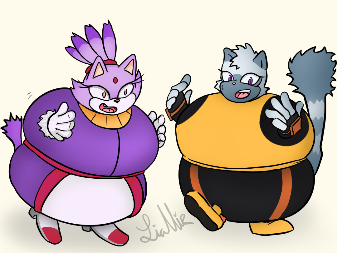Inflat A Suit Blaze And Tangle By Ineedanappp On Deviantart