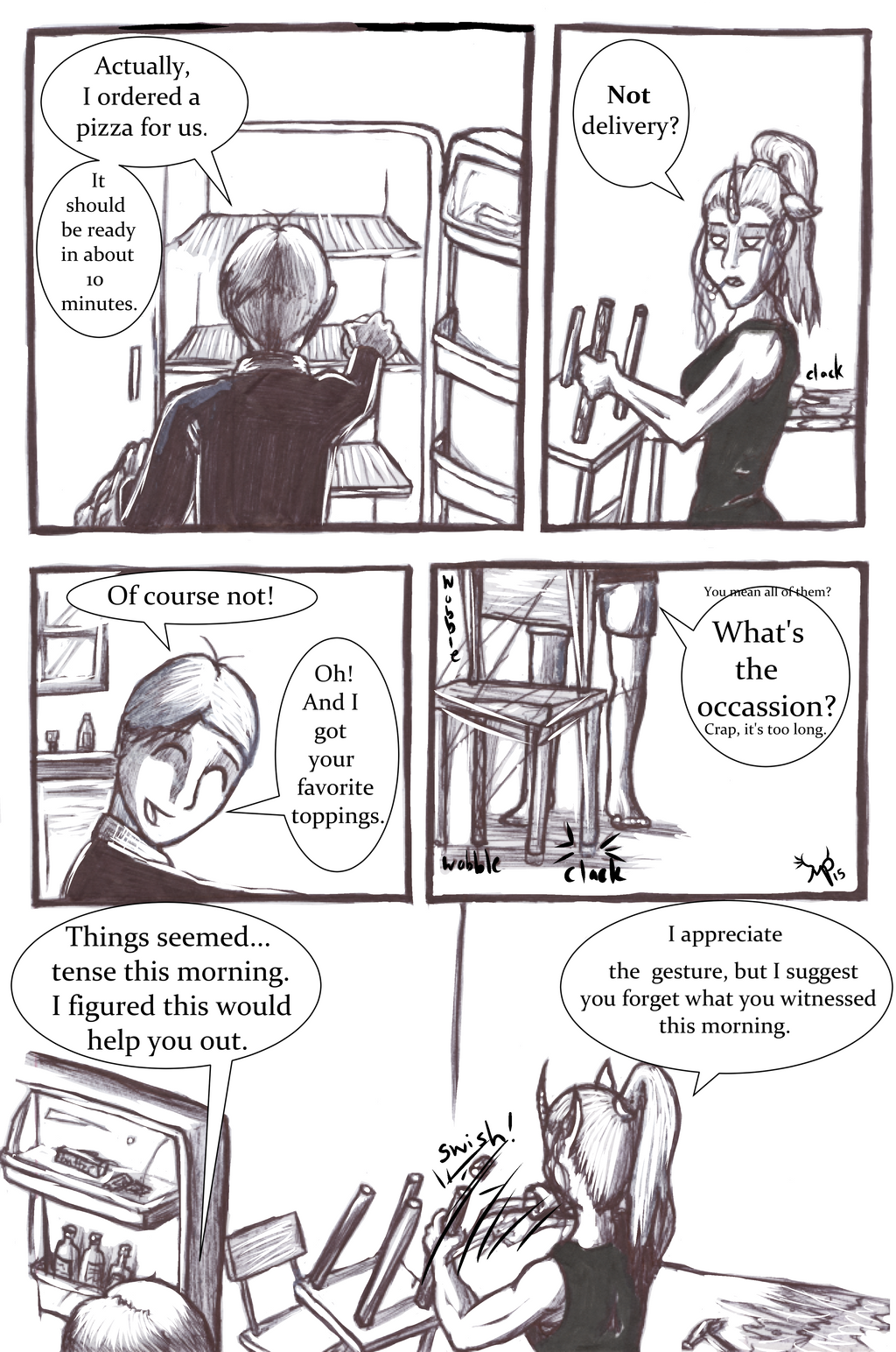 Slender Pizza Pg 77 By Ladymonoceros On Deviantart