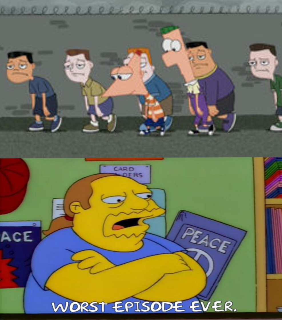 Comic Book Guy Hates Phineas And Ferb Gets Busted By Paddymcclellan On
