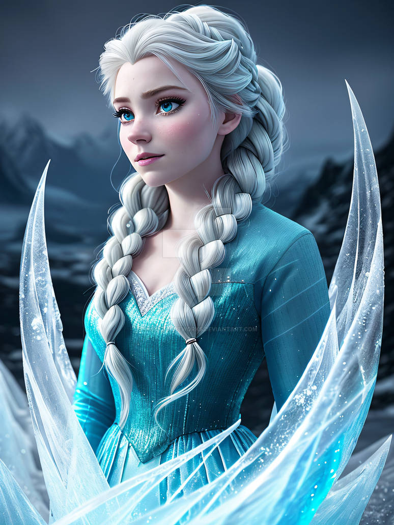 Elsa Cartoon Character From Frozen 4k Elsa By Rasooliartworks On Deviantart