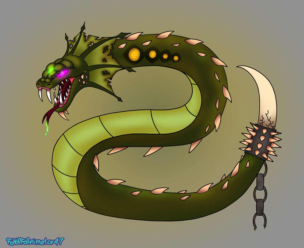 The Great Devourer Redesign By Fnafanimator47 On Deviantart