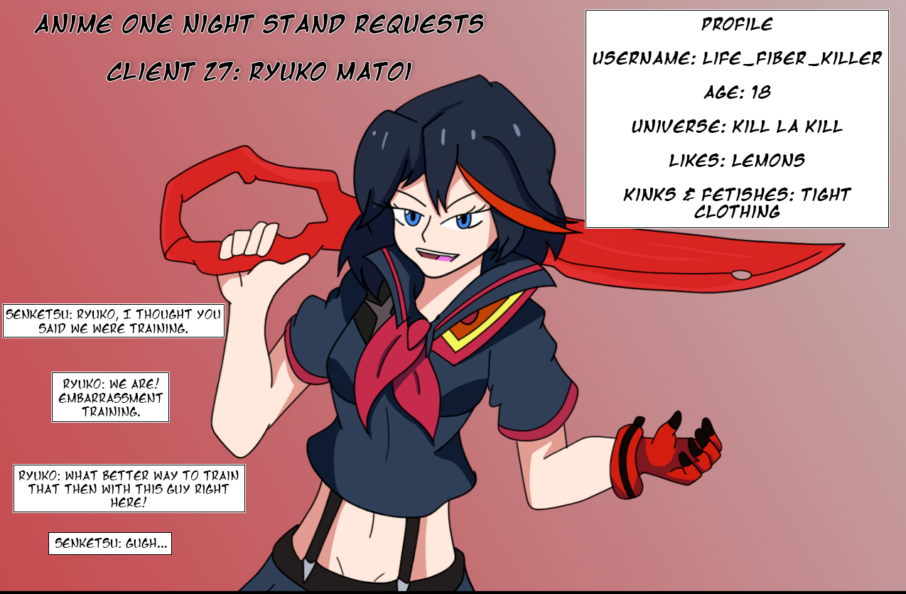 Anime One Night Stand Requests Ryuko Matoi Safe By Universal Fro On Deviantart