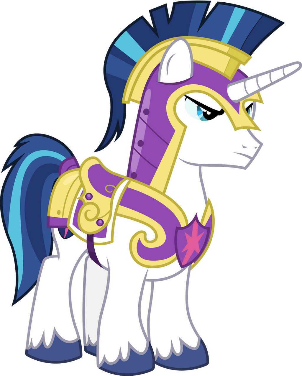 Upset Shining Armor By Cloudyglow On Deviantart