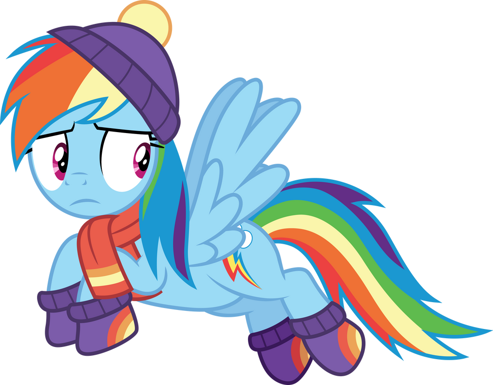 Winter Rainbow Dash 3 By Cloudyglow On Deviantart
