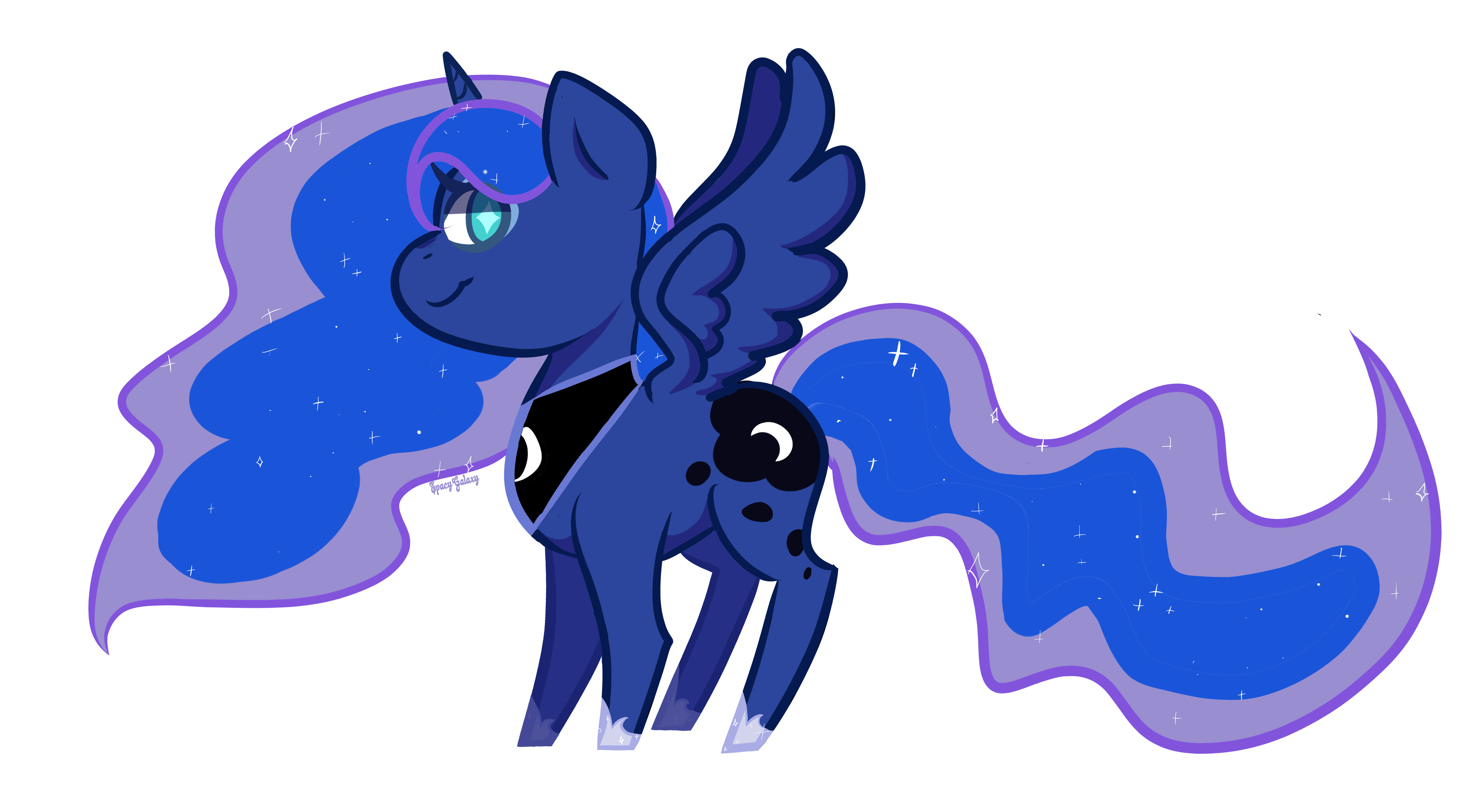 Fan Art Mlp Princess Luna By Official Spinkee On Deviantart