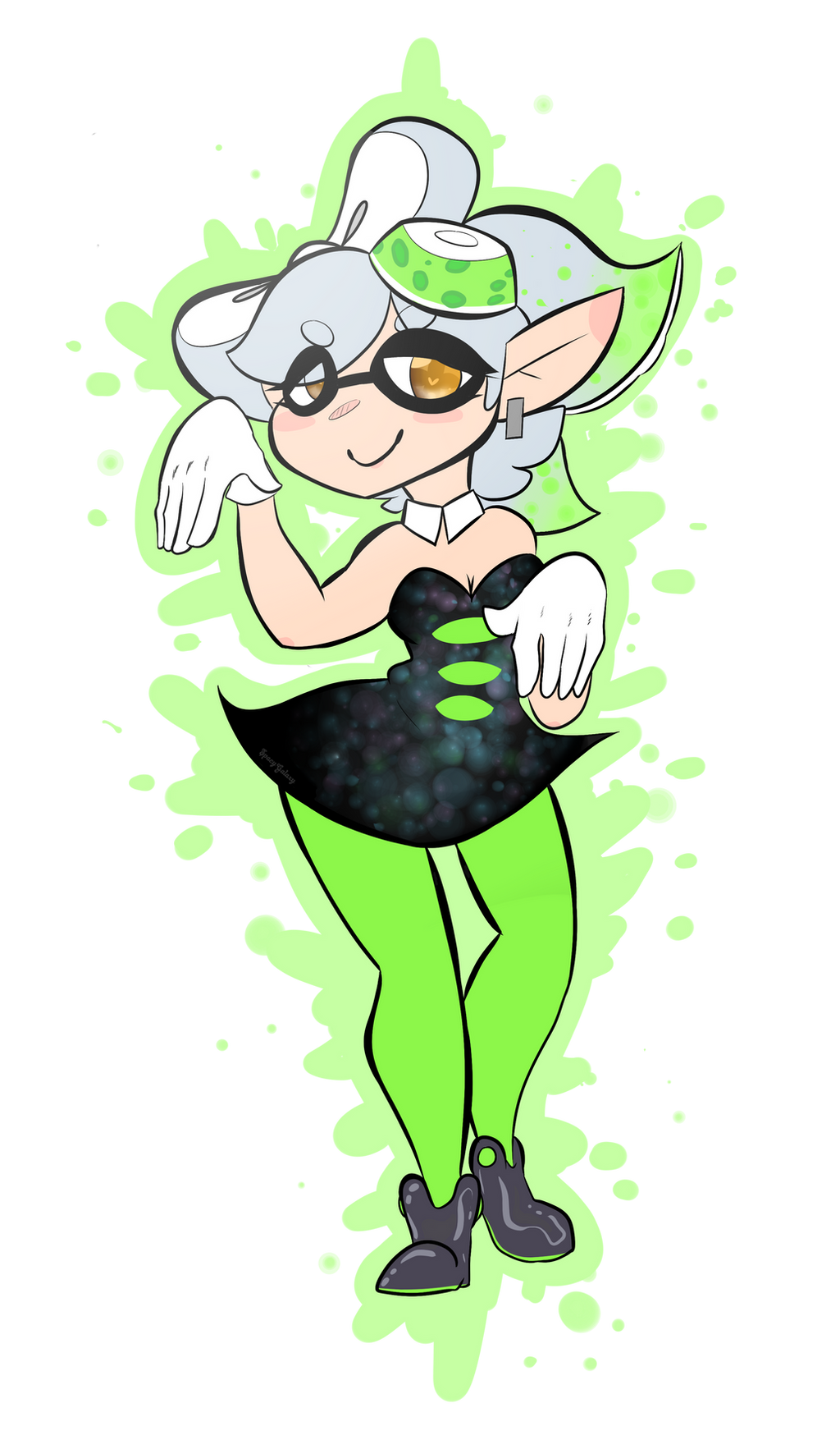 Fan Art Splatoon Marie By Spacygalaxy On Deviantart