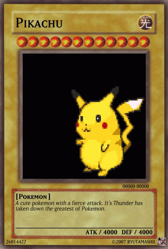 Pikachu Card by RyuTamashii on DeviantArt