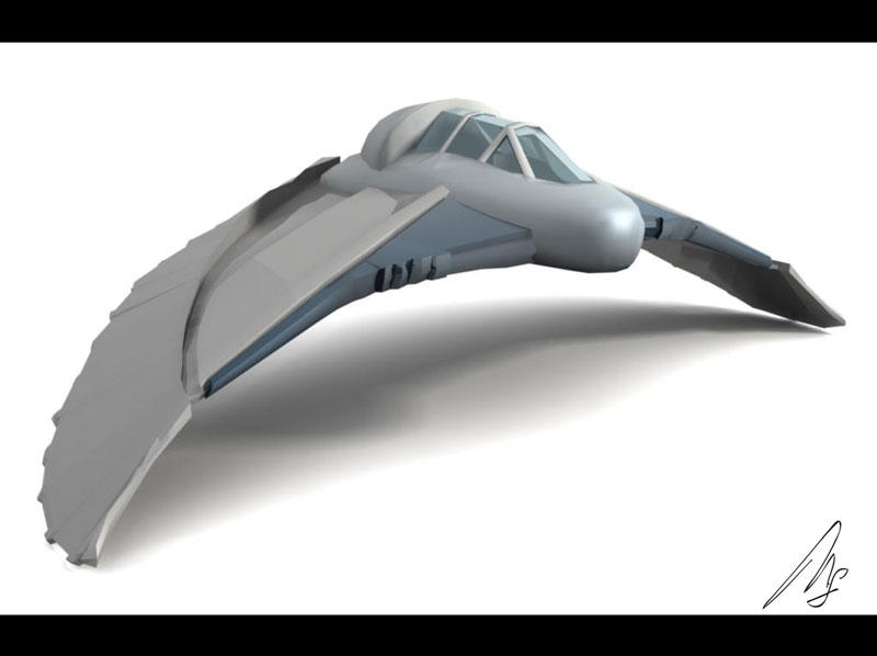 Stargate Deathglider by Herndl on DeviantArt