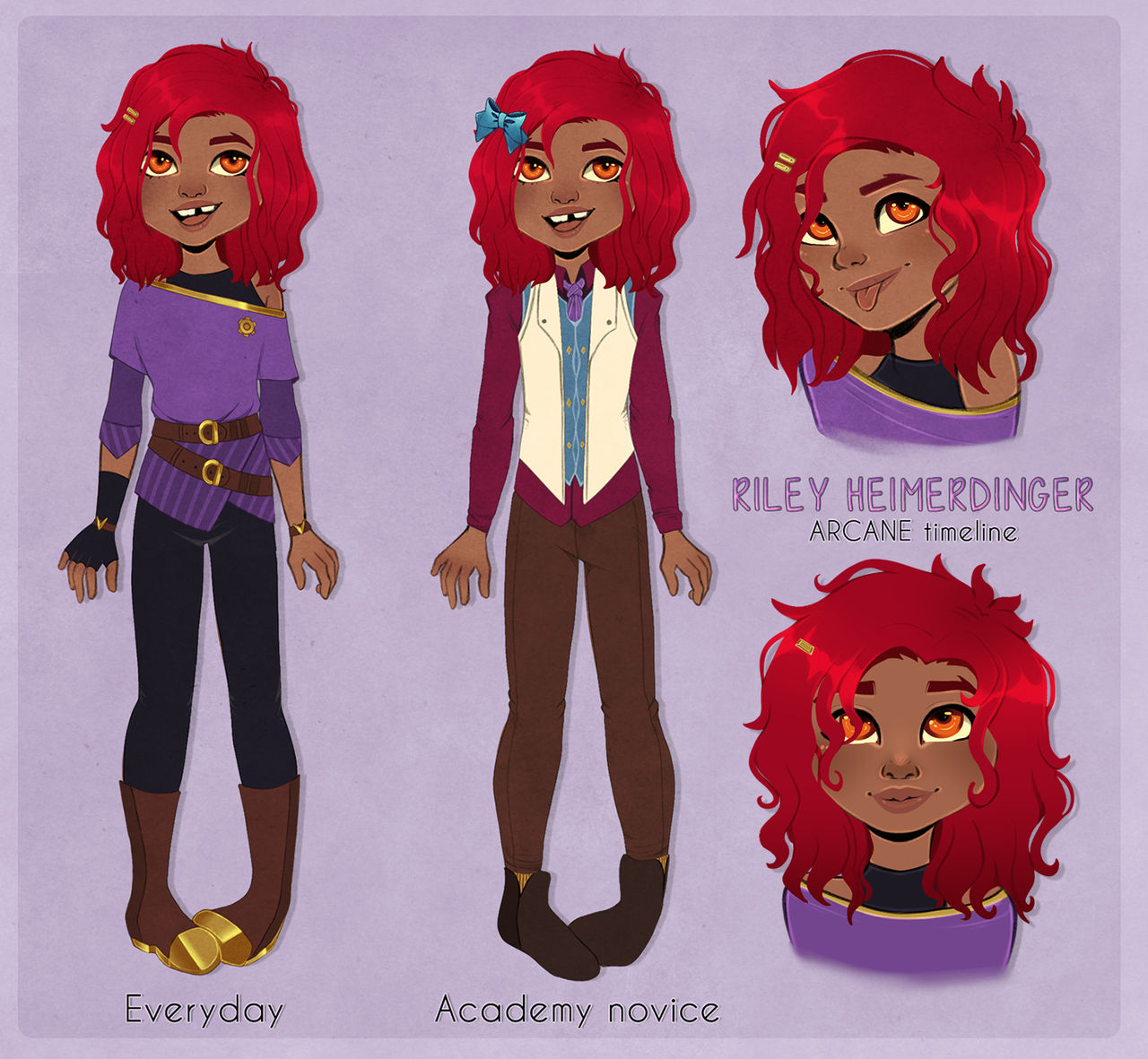 Reference Sheet Arcane Act I Riley By Moonlitalien On Deviantart