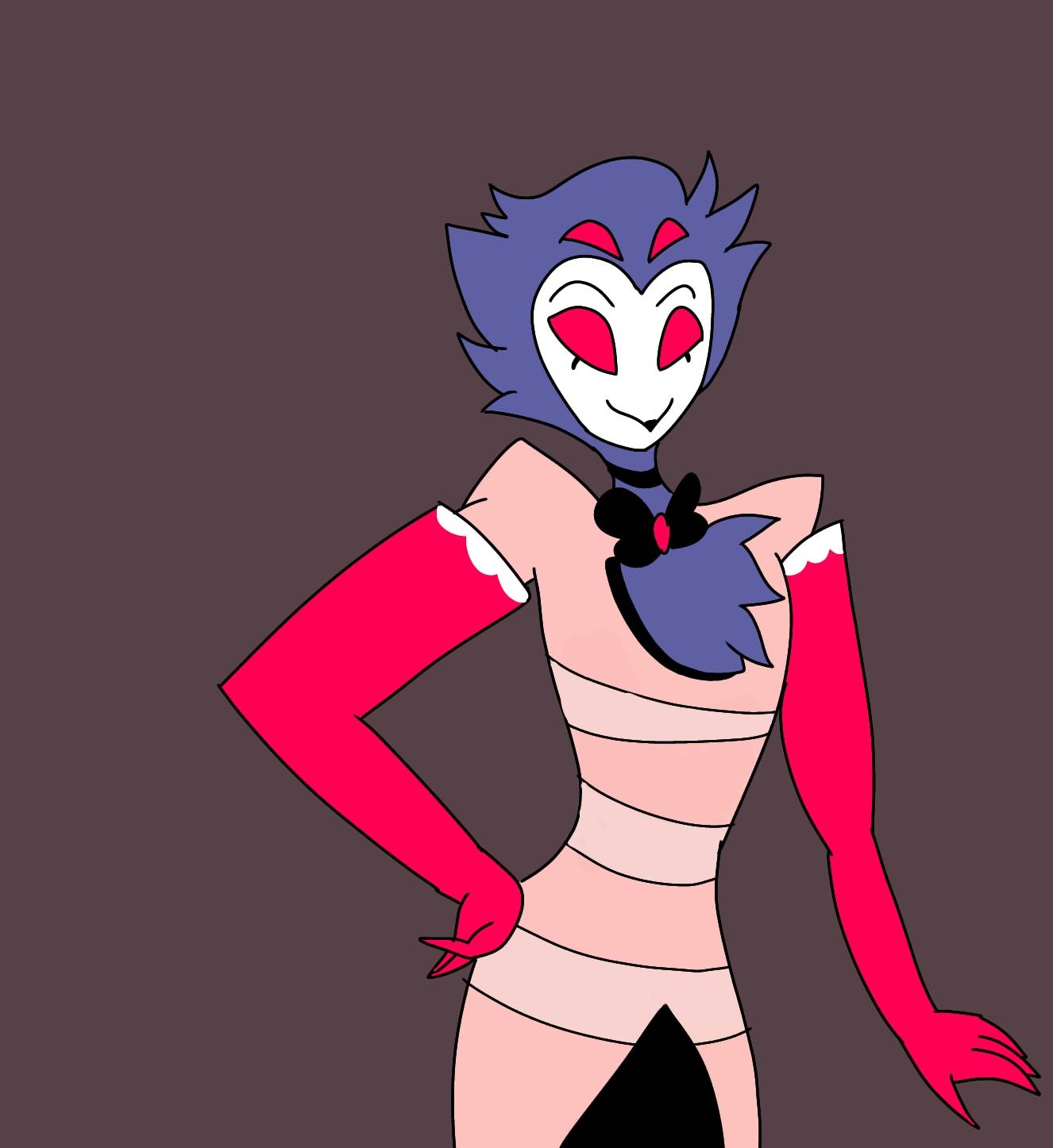 Stolas Wears Angel Dusts Clothes By Eclipselovesnilla On Deviantart