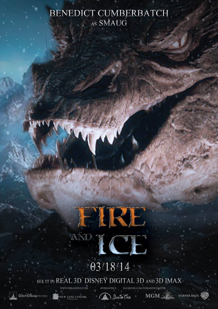 Fire And Ice Poster Character Smaug By Juliotrs On Deviantart
