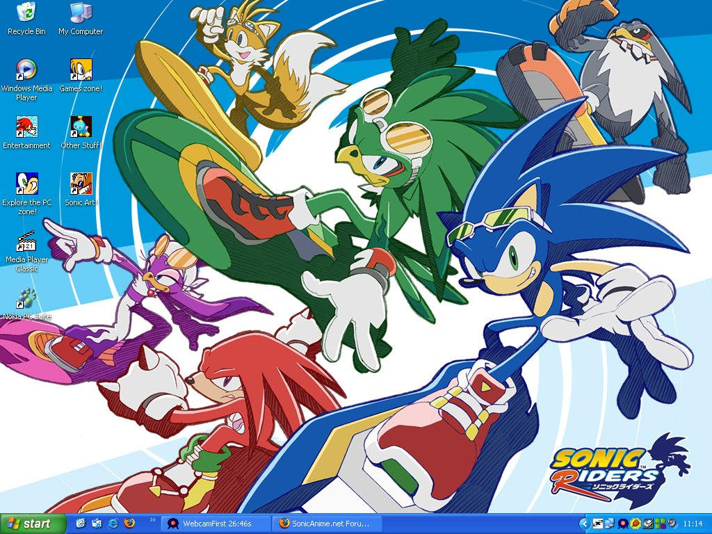 Sonic Riders desktop by Rapid-the-Hedgehog on DeviantArt