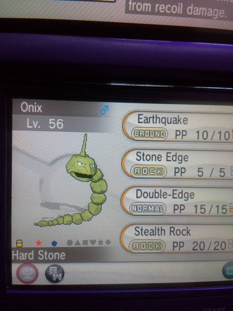 Shiny Onix By Bisharp Warrior On Deviantart