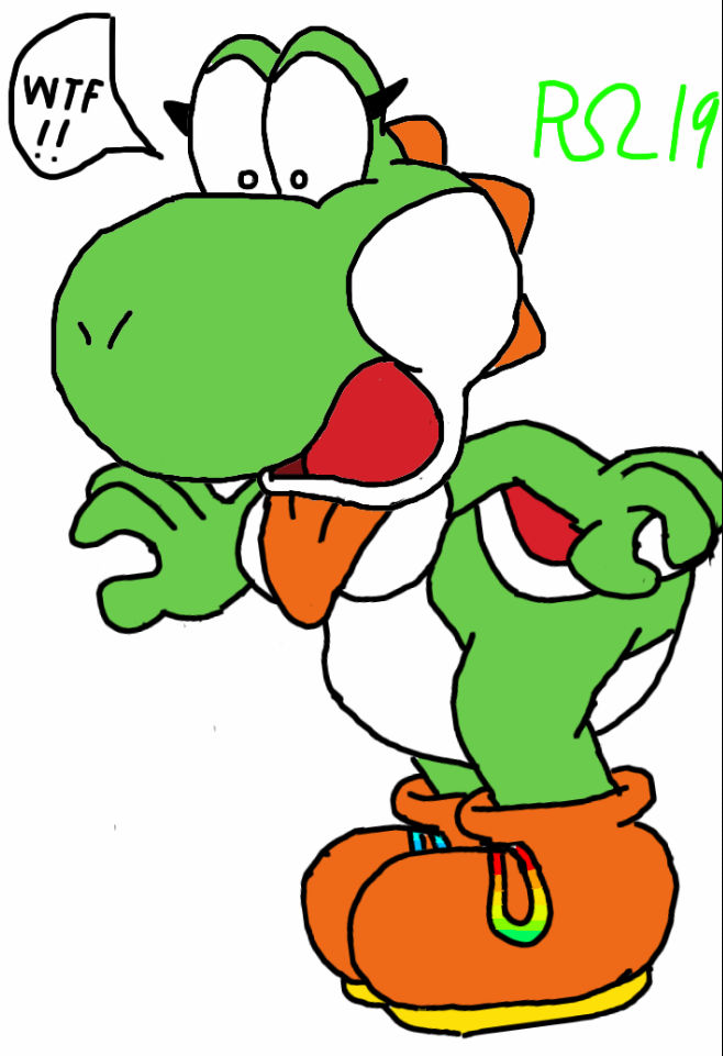 Female Yoshi Transforming Panic By Greeny Yoshi Rsl19 On Deviantart