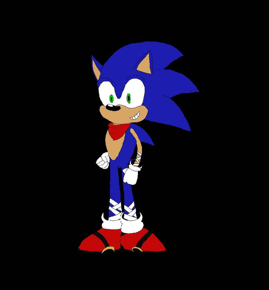 Sonic Redesign By Glitch Dem0n On Deviantart