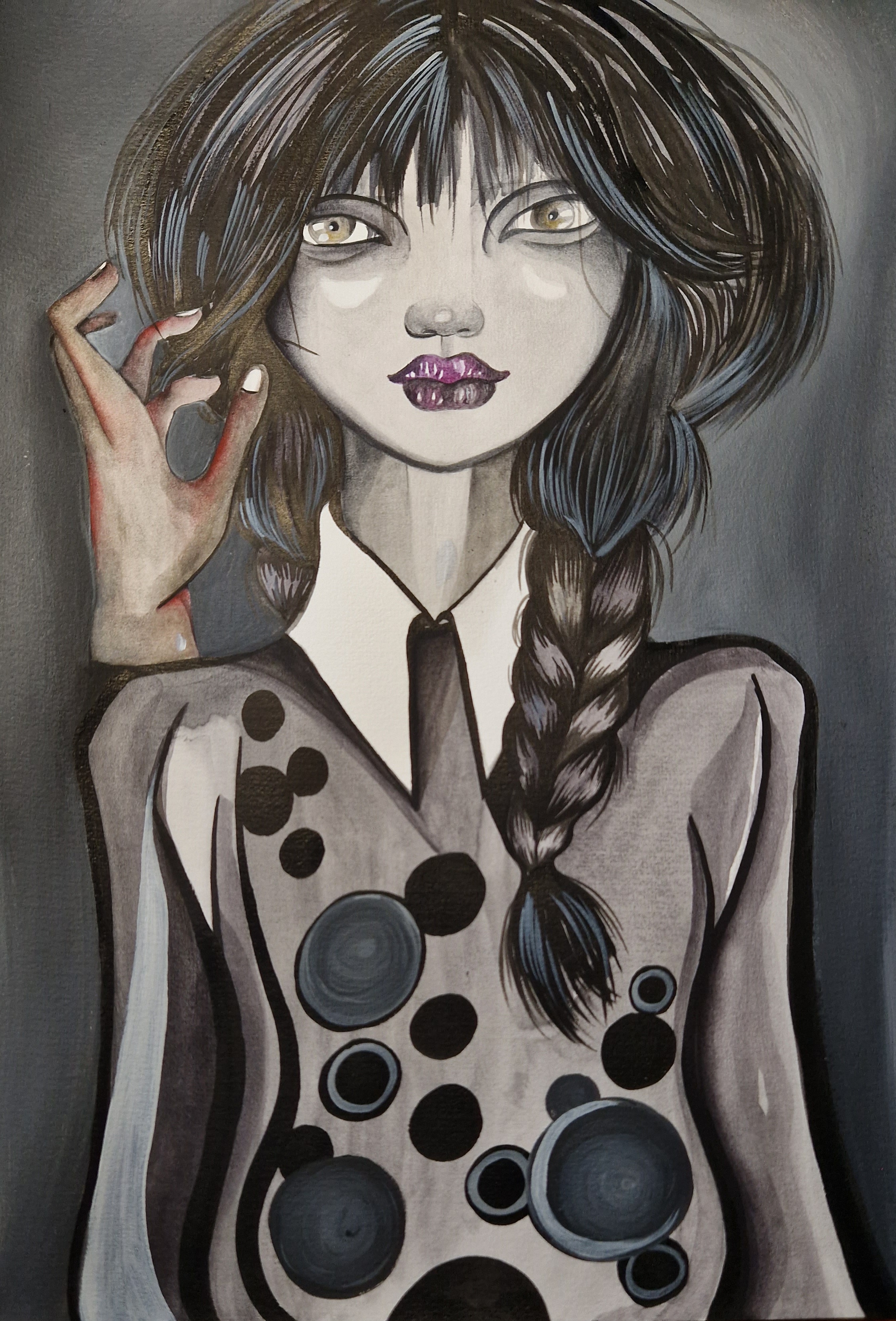 Wednesday Addams Mood By Margaridapanahi On Deviantart
