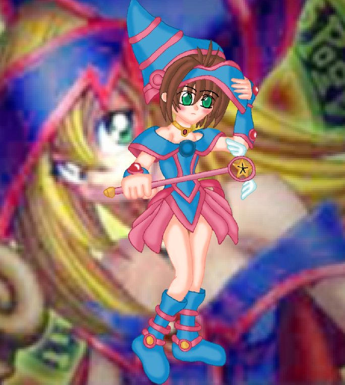 Dark Magician Sakura By Shinzombie On Deviantart
