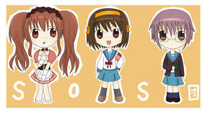 SOS Chibis by Lindajing by haruhi-madness on DeviantArt