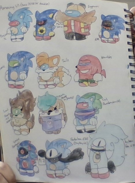 Updated: Among Us Doodles (Sonic/EXE/OCs) by DGGTheCat on DeviantArt Updated: Among Us Doodles (Sonic/EXE/OCs) by DGGTheCat on DeviantArt