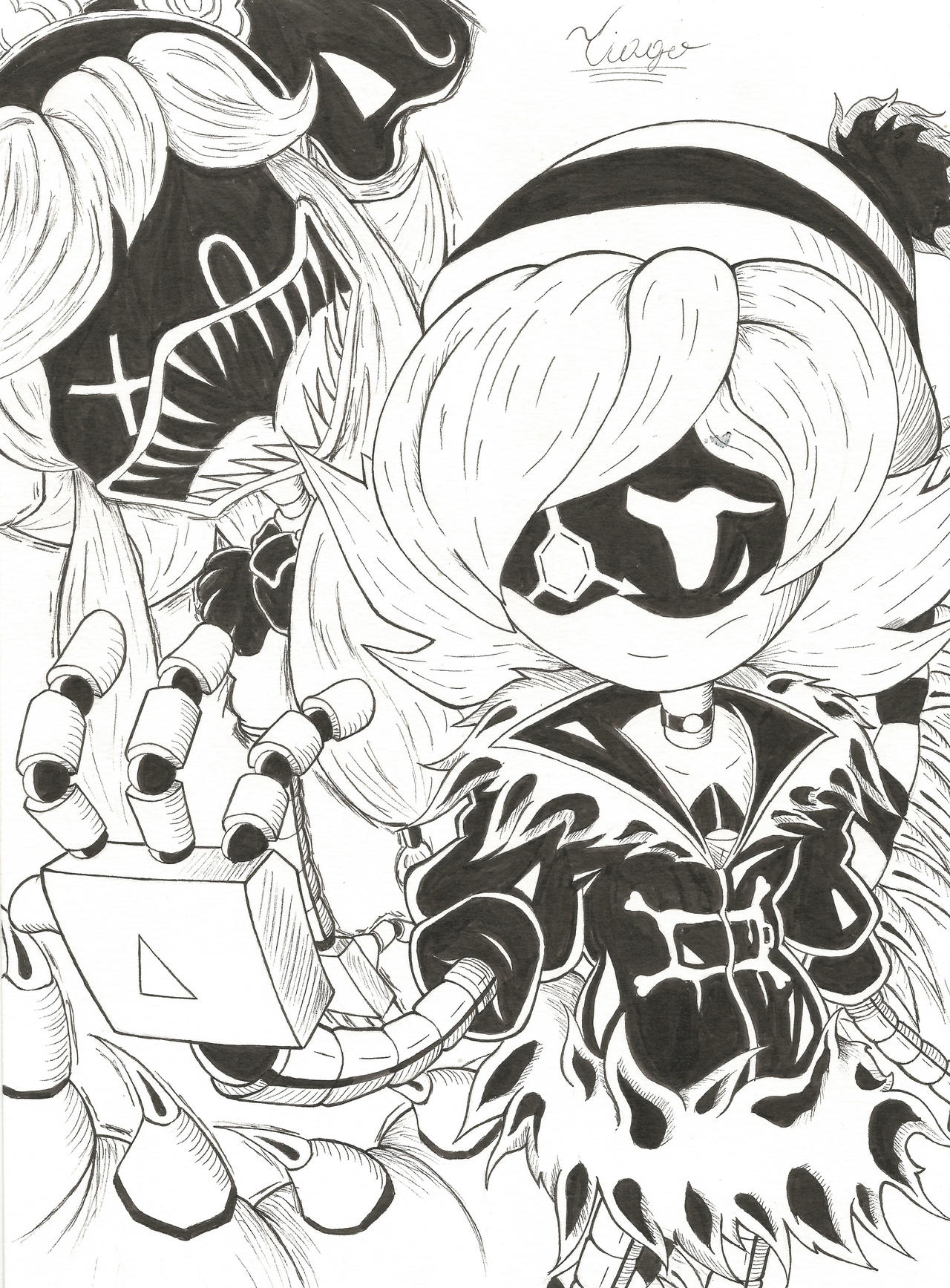 Uzi And Cyn Redraw By Gojira19 On Deviantart