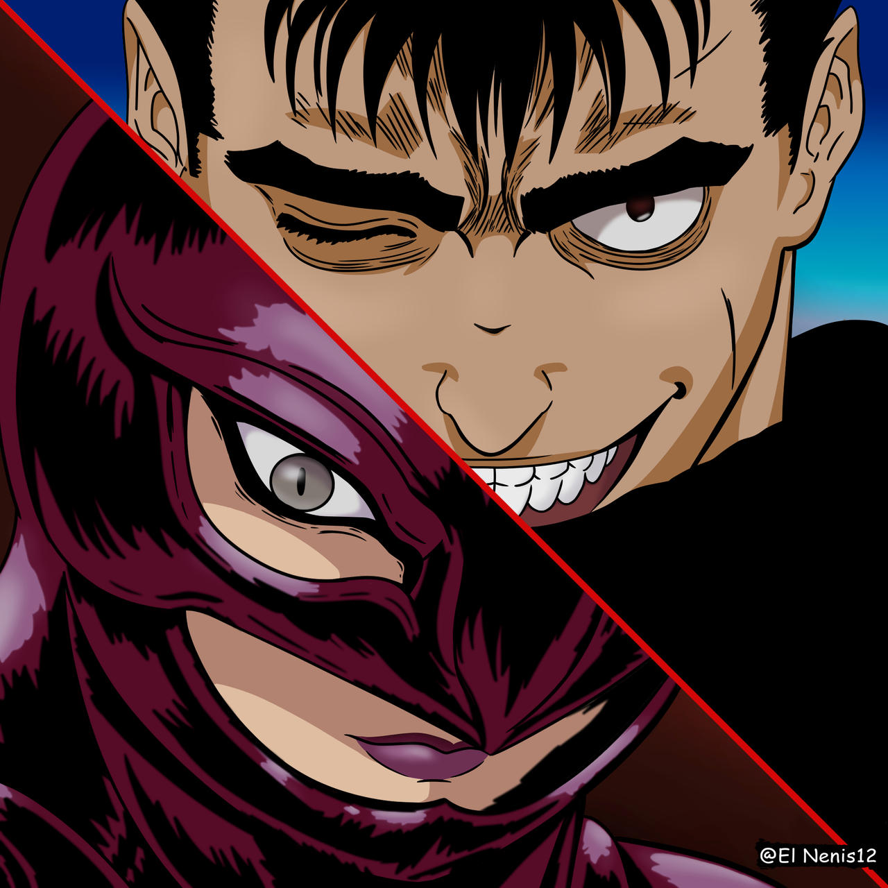 Guts Vs Griffith By El Nenis12 On Deviantart