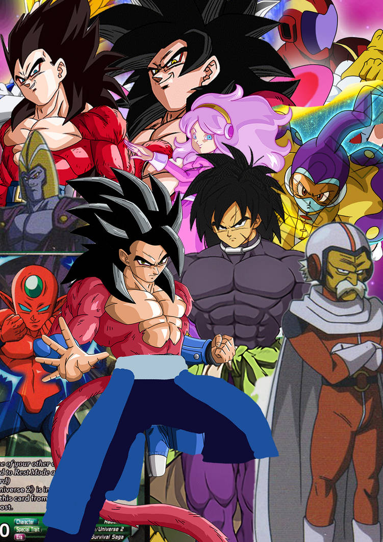 Super Saiyan 4 Shallot Vs Ribrianne By Robzap18 On Deviantart