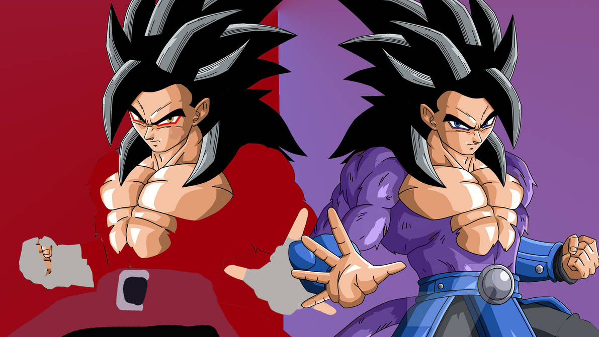 Super Saiyan 4 Shallot And Super Saiyan 4 Giblet By Robzap18 On Deviantart