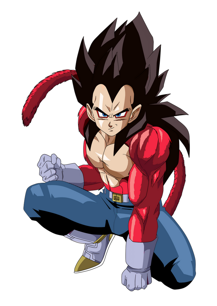 Super Saiyan 4 Vegeta Remastered By Robzap18 On Deviantart