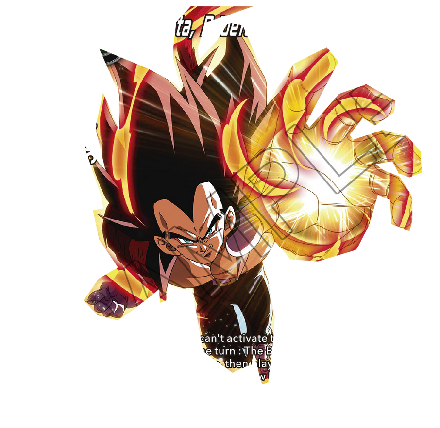 Ssj4 Vegeta Render Dbs Cardgame By Robzap18 On Deviantart