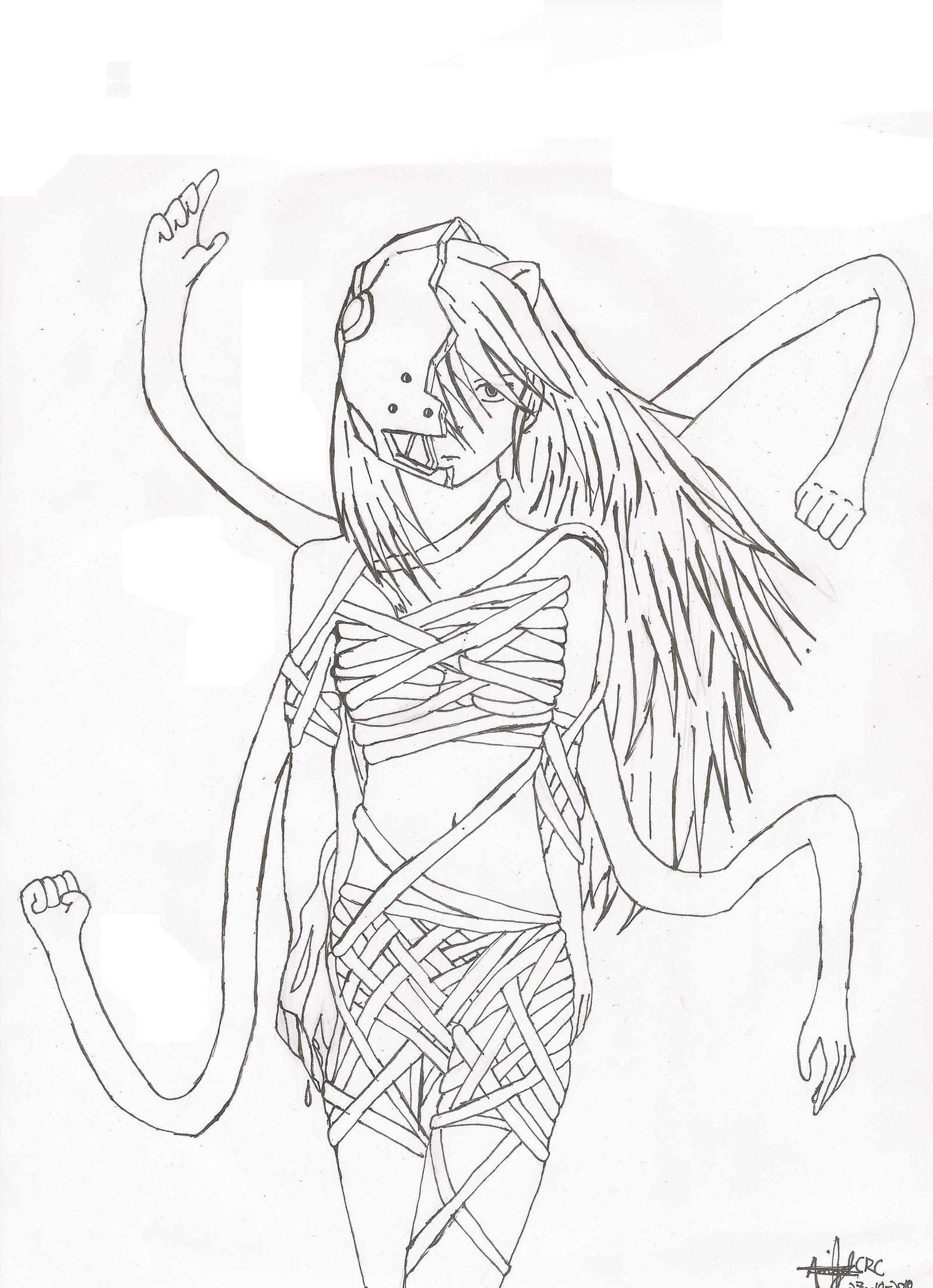 Lucy Elfen Lied Fanart By 1 Acrc 1 On Deviantart