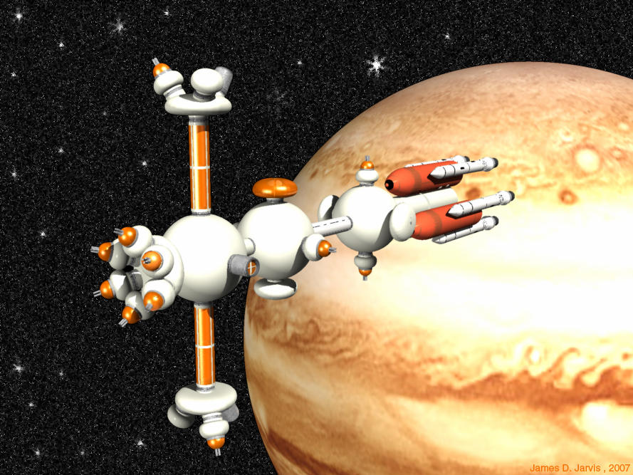 Patrol Destroyer Near Jupiter by JDJarvis on DeviantArt