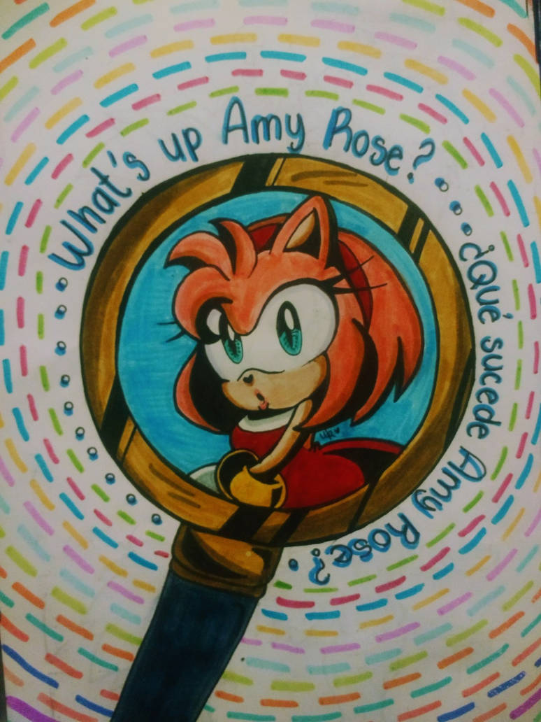 Whats Up Amy Rose Front Page By Wattsonrose On Deviantart
