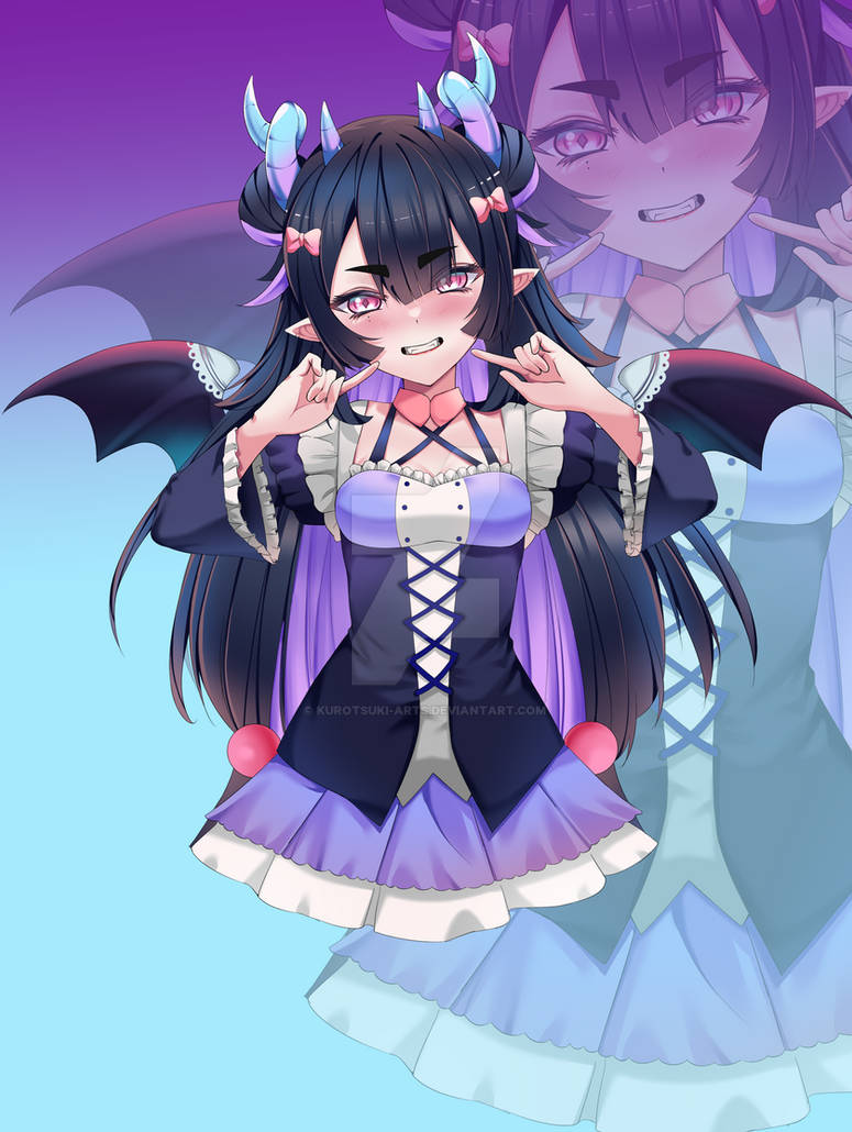 Nana Vtuber Commission By Kurotsuki Arts On Deviantart