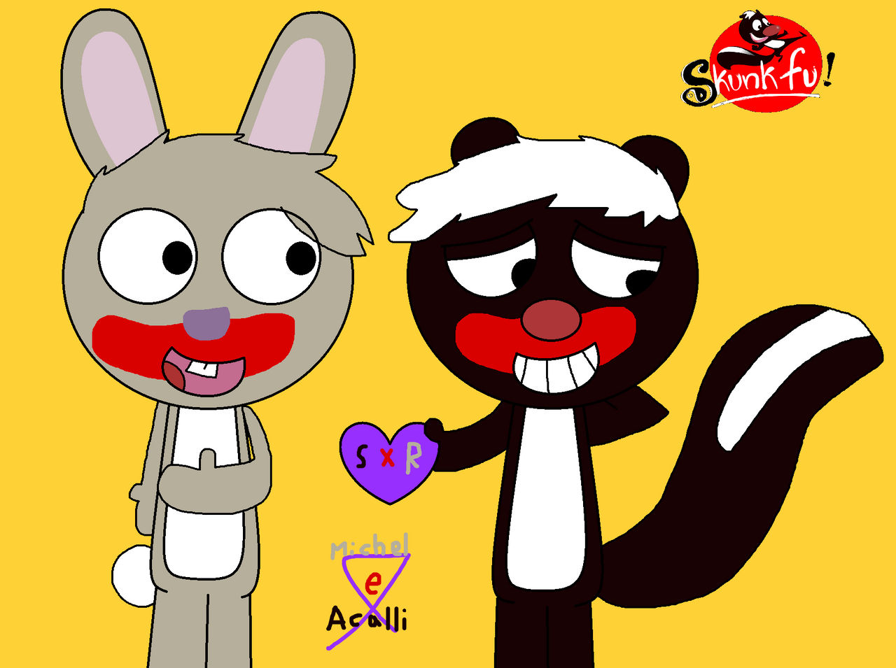 Skung X Rabbit By Michaeltoon On Deviantart
